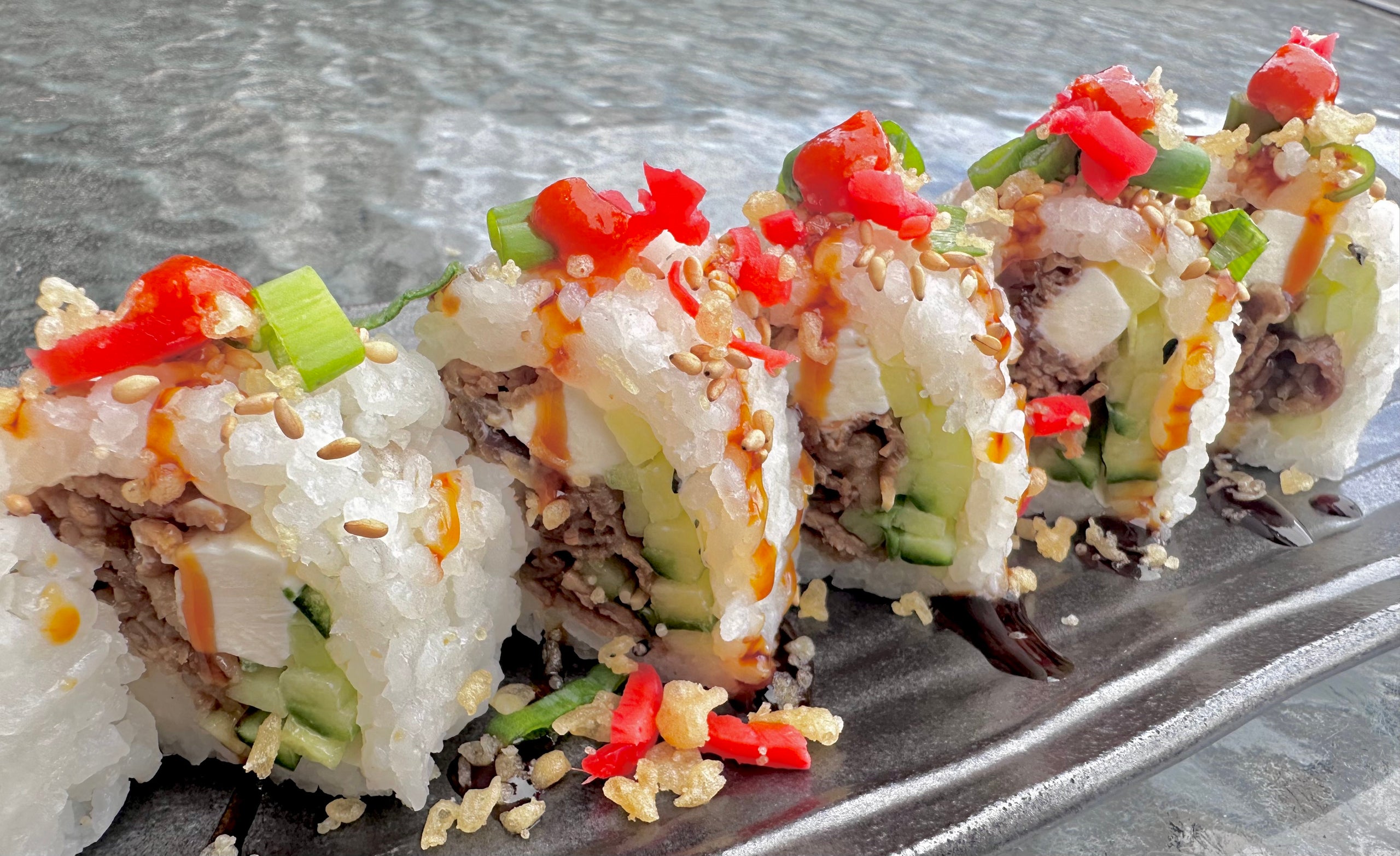Beef roll | GOJIRA Ramen & Sushi Bishop